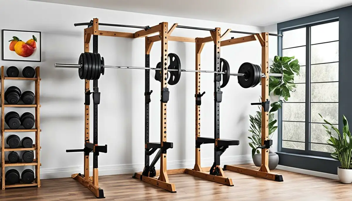 Sturdy Squat Rack Wood Designs for Home Gyms - Infrared for Health
