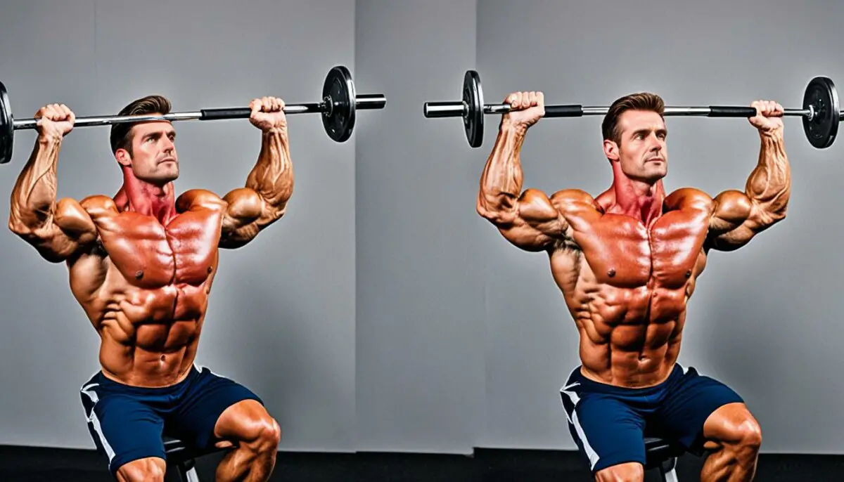 Seated Barbell Shoulder Press Guide & Tips - Infrared for Health